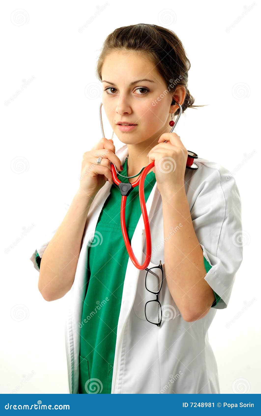 Pretty medical woman stock image. Image of medical, healthcare - 7248981