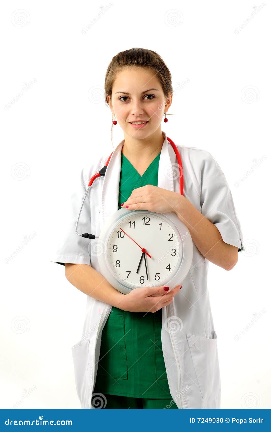 Pretty medical woman stock photo. Image of facility, doctor - 7249030