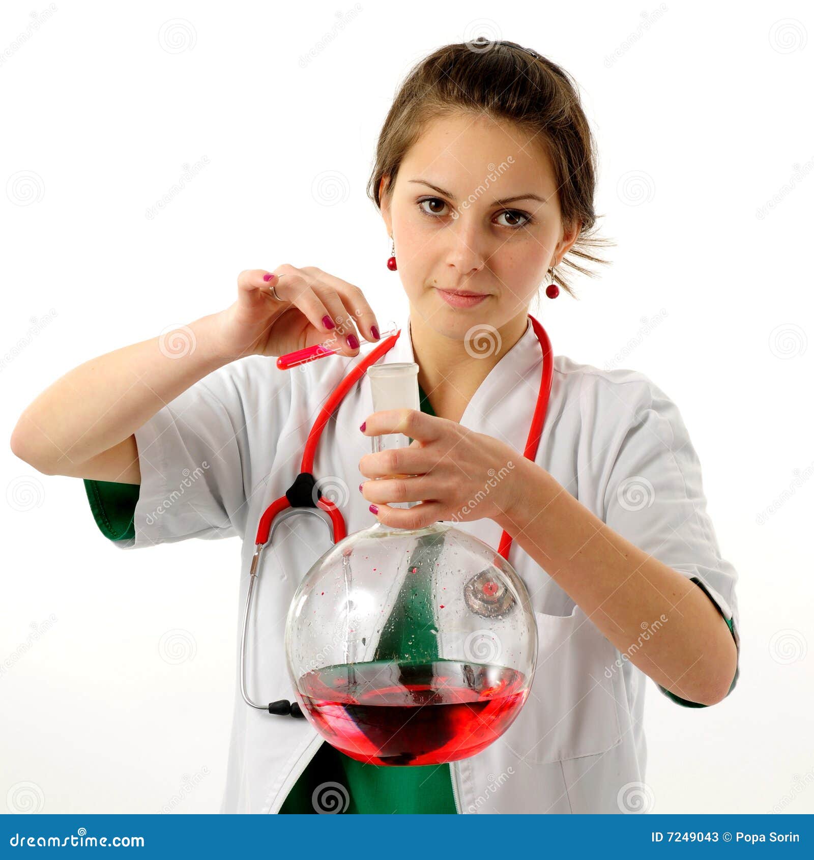 Pretty medical woman stock image. Image of ladies, people - 7249043