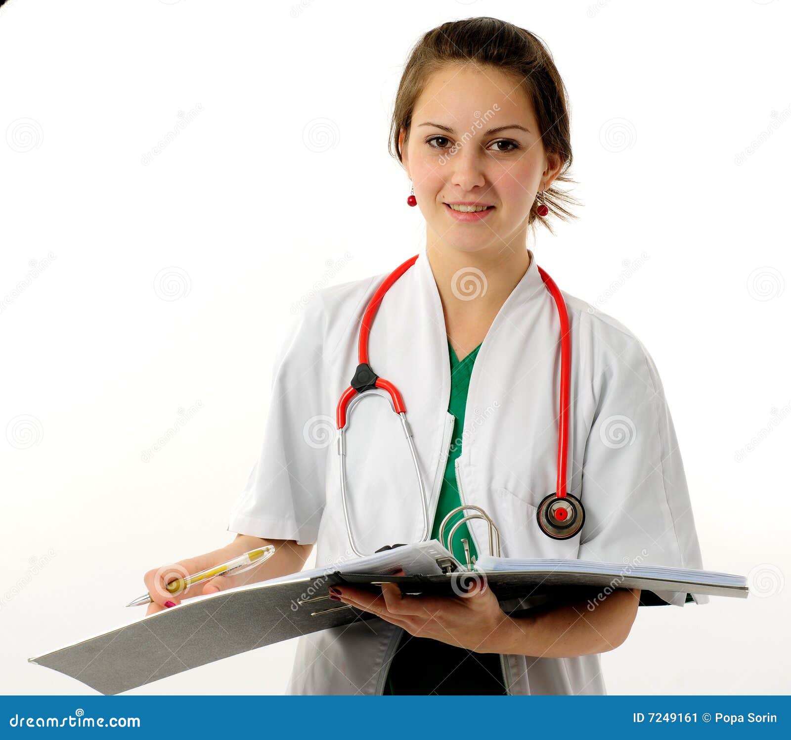 Pretty medical woman stock image. Image of adults, docs - 7249161