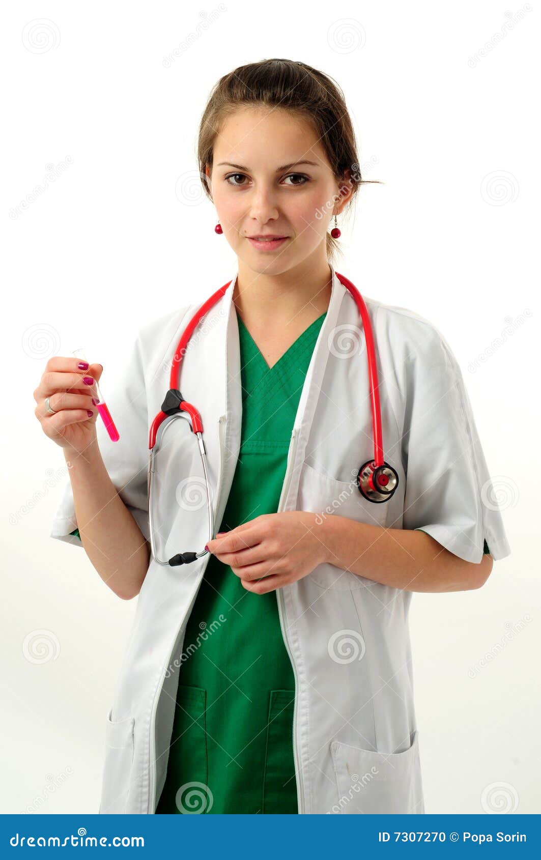Pretty medical woman stock photo. Image of interns, hospitals - 7307270