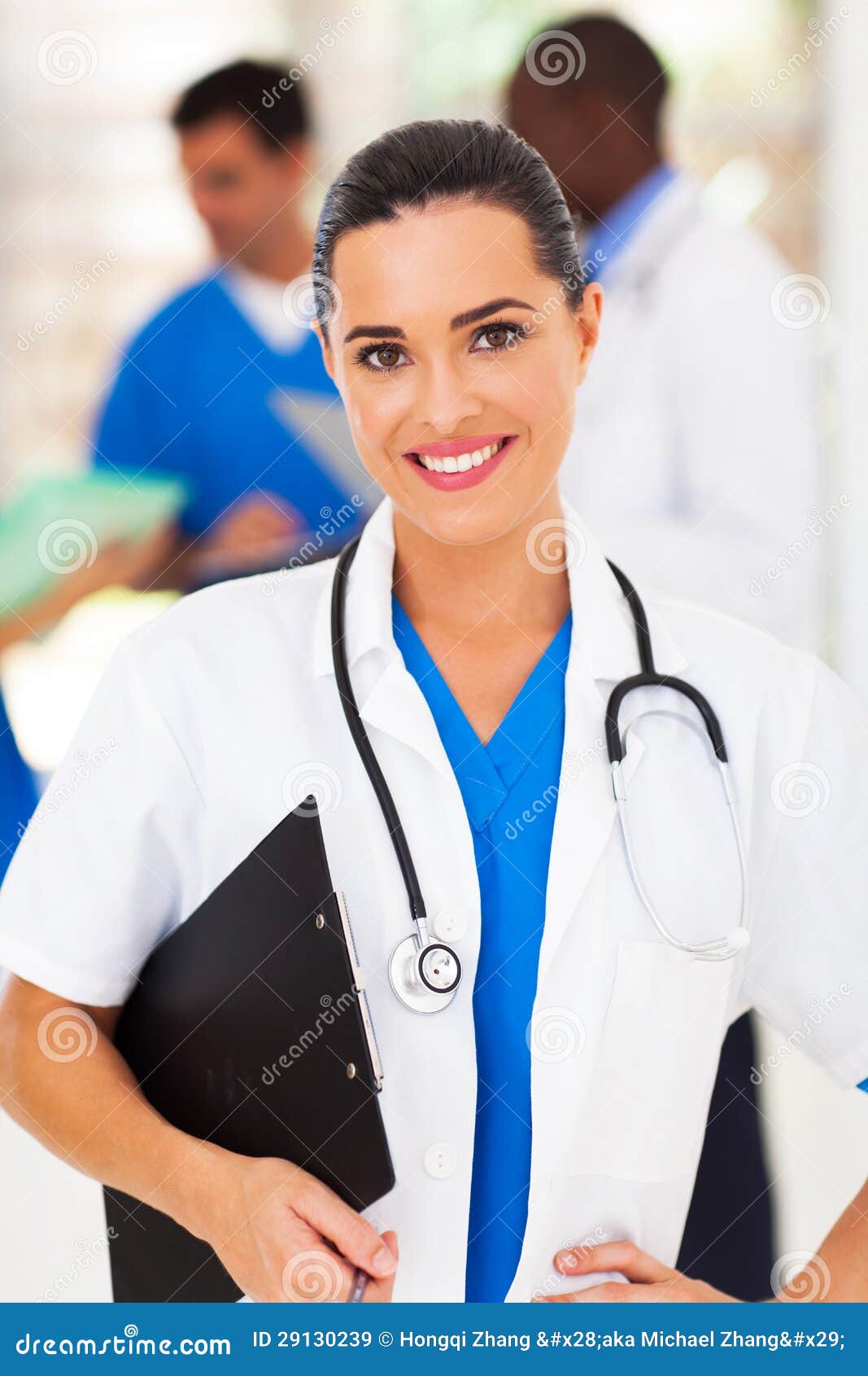 Pretty medical worker stock image. Image of care, girl - 29130239