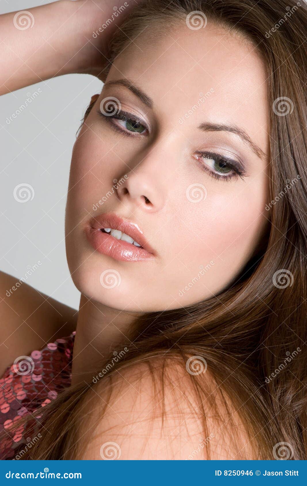Pretty Model Portrait stock photo. Image of posing, gorgeous - 8250946
