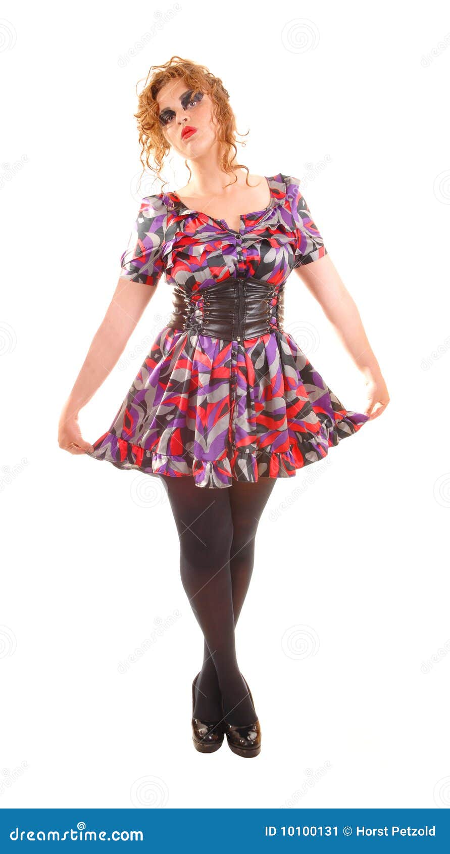 Pretty modern woman. stock image. Image of bright, model - 10100131