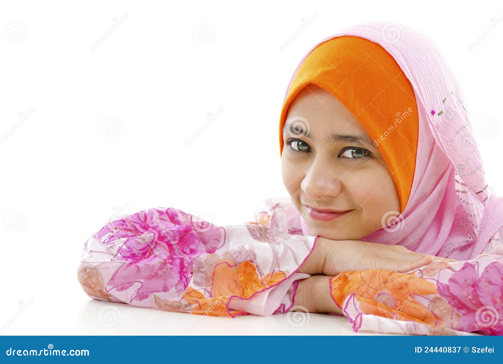 Pretty Muslim Woman stock image. Image of healthy, east - 24440837