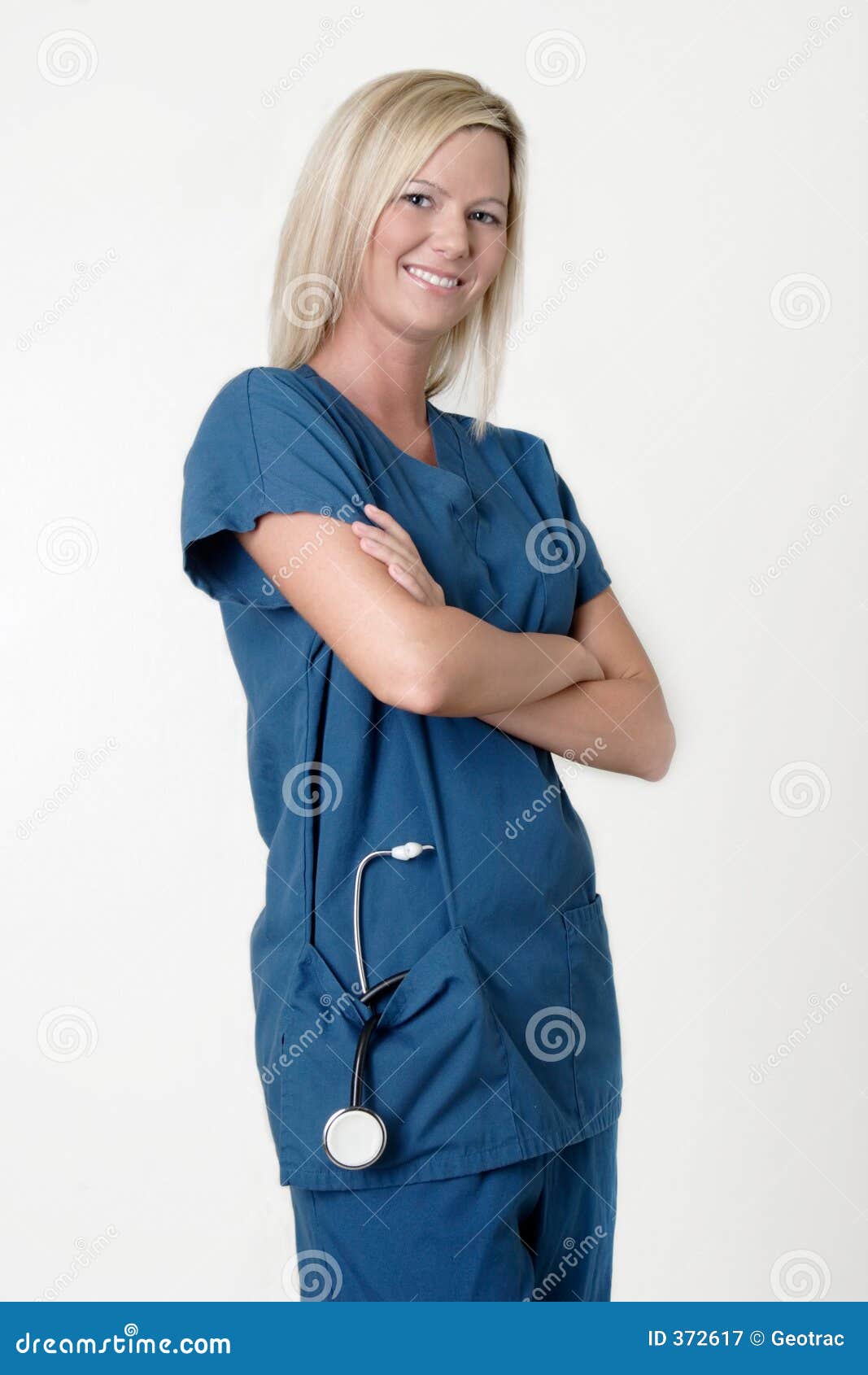 Pretty Nurse Or Medic Using A Syringe Royalty-Free Stock Photography ...