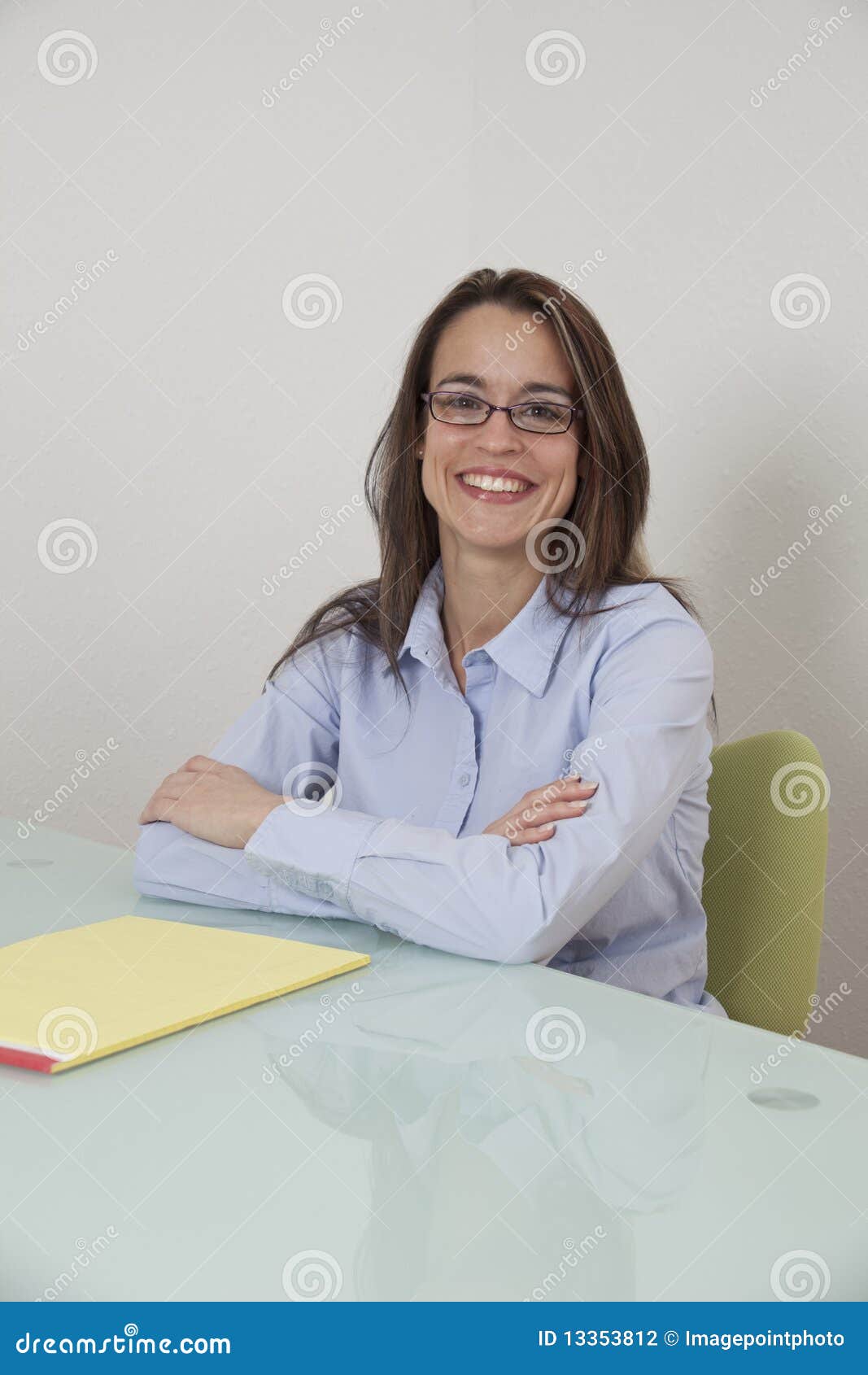 Pretty office girl stock photo. Image of attractive, twenties - 13353812