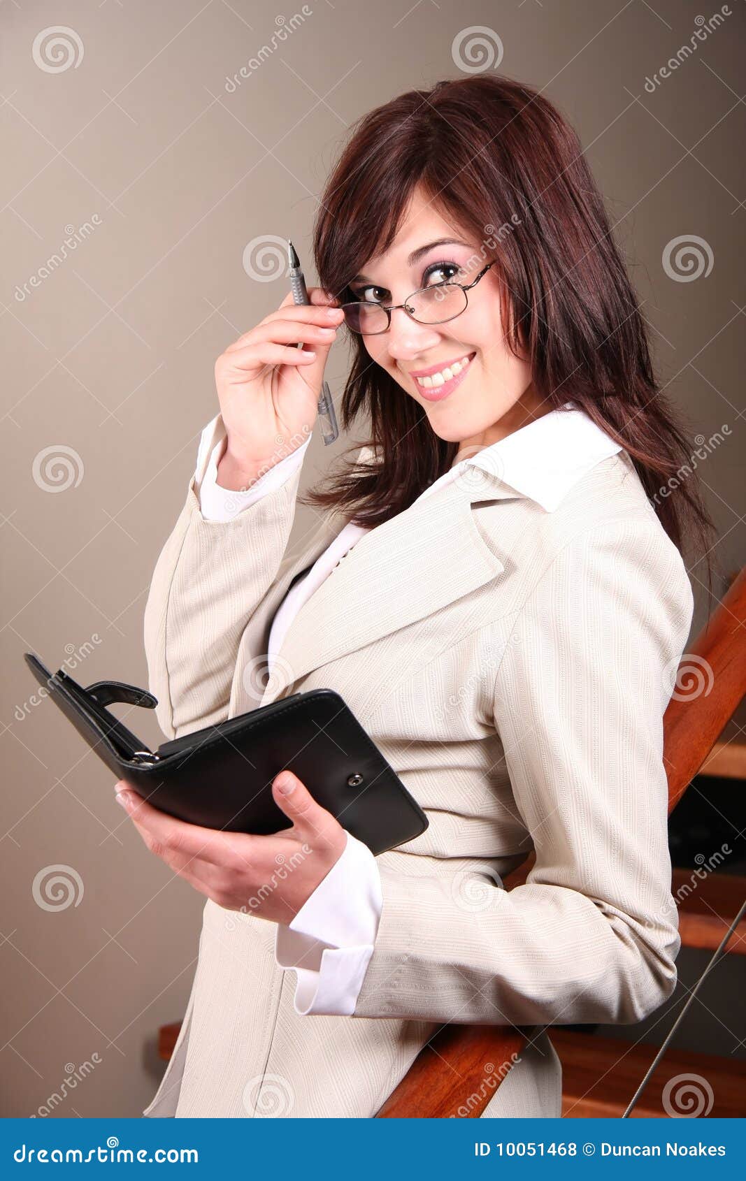 Pretty Office Worker stock photo. Image of corporate - 10051468