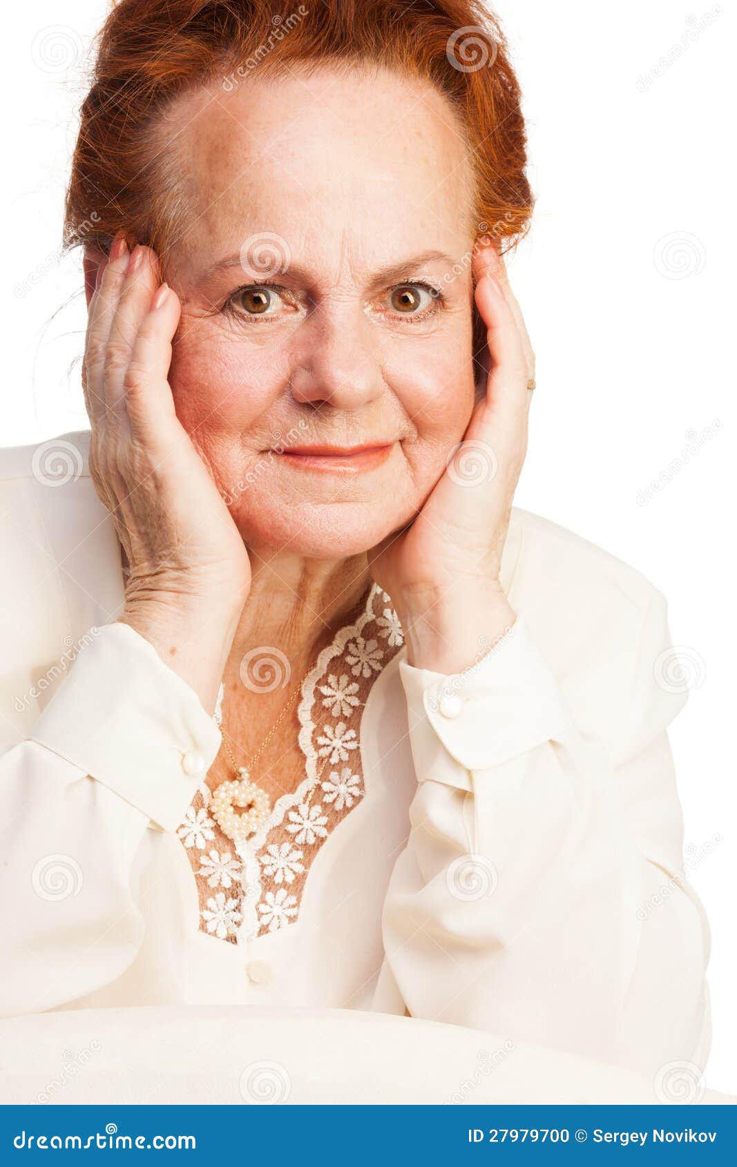 Pretty old lady stock photo. Image of lifestyle, isolated - 27979700