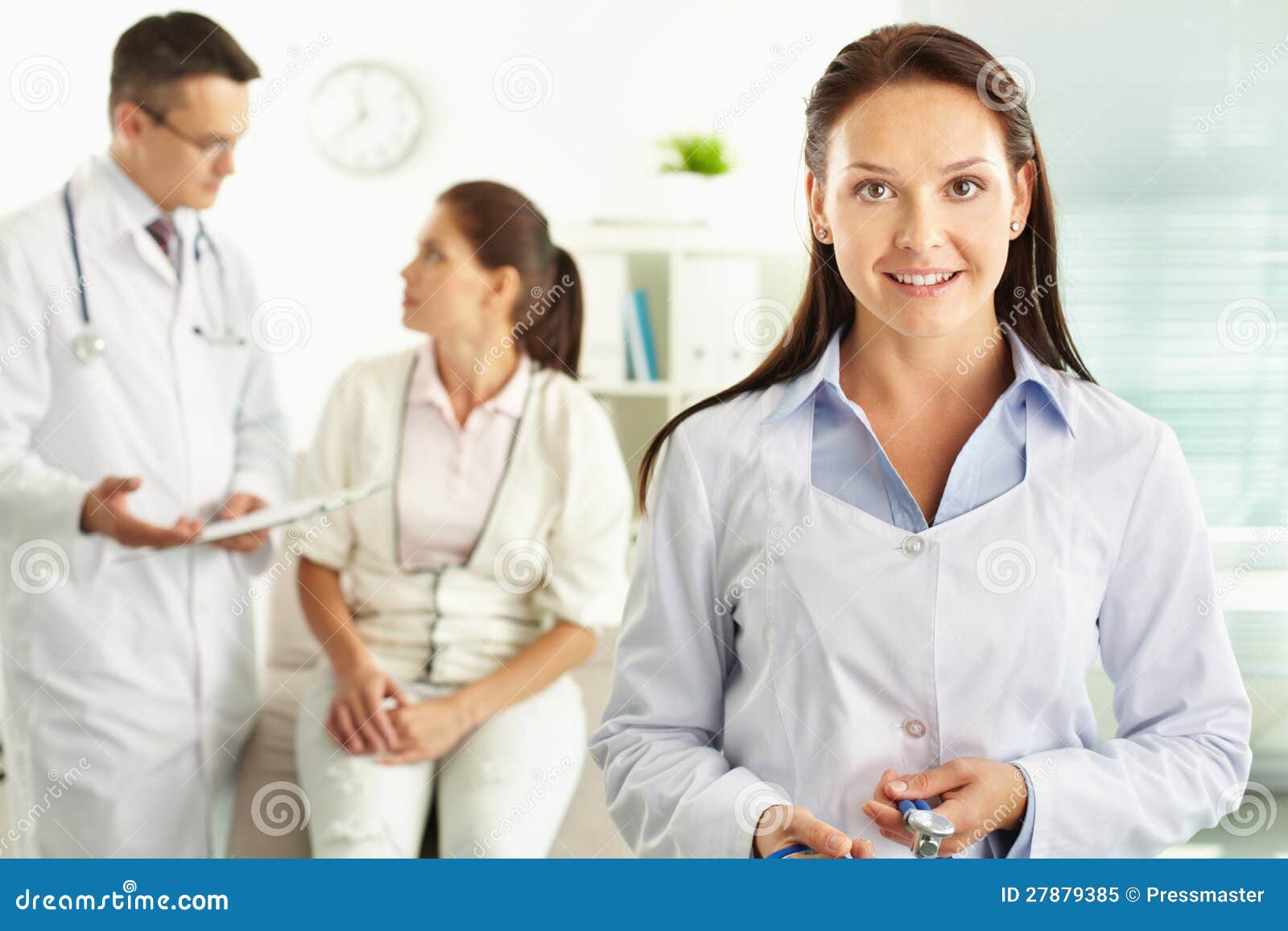 Pretty physician stock image. Image of intern, lovely - 27879385