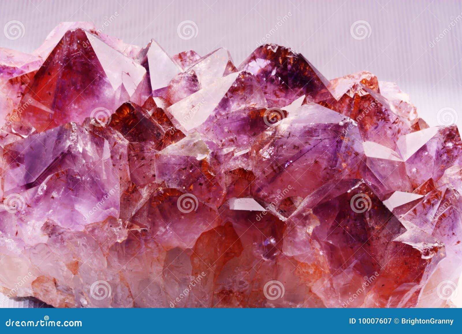Pink amethyst stock image. Image of rocks, translucent - 10007607