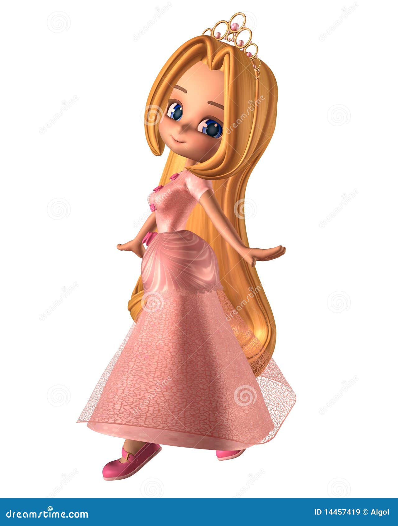 Cartoon Pretty Princess