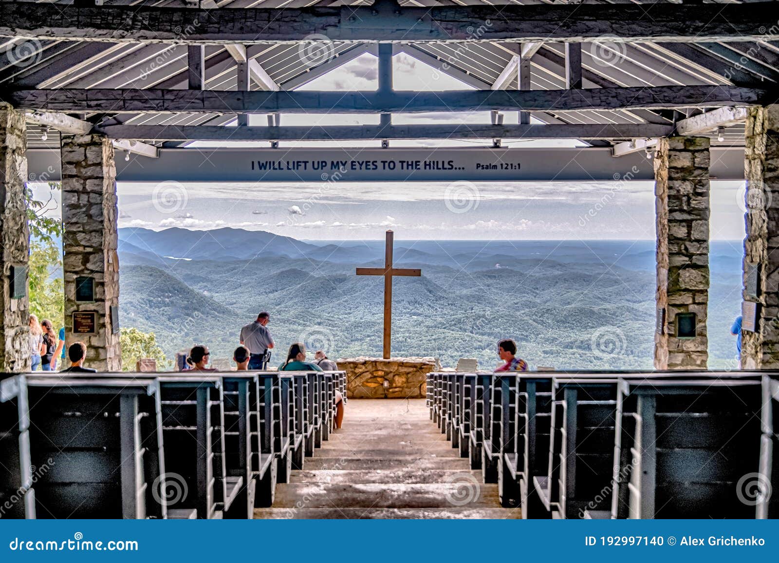 Pretty Place Chapel Near Greenville South Carolina Mountains Editorial ... Pretty Place Chapel Near Greenville South Carolina Mountains Editorial ...