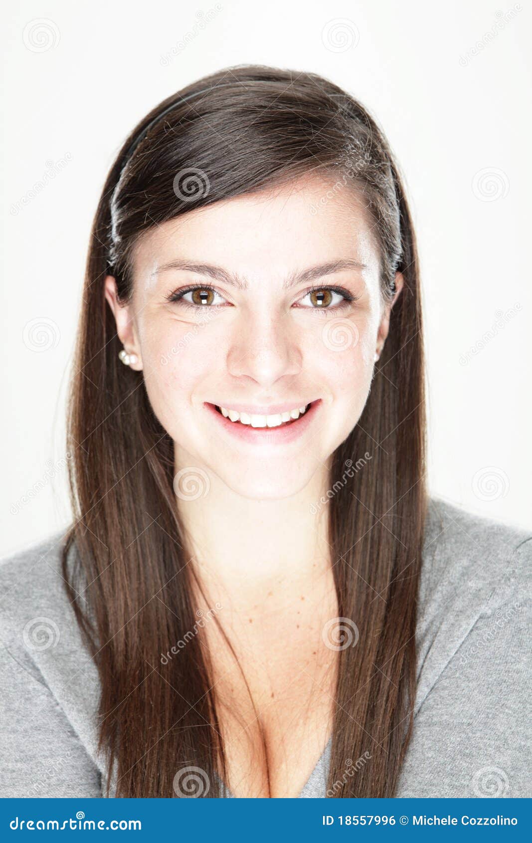 Pretty Portrait stock photo. Image of beautiful, indoors - 18557996