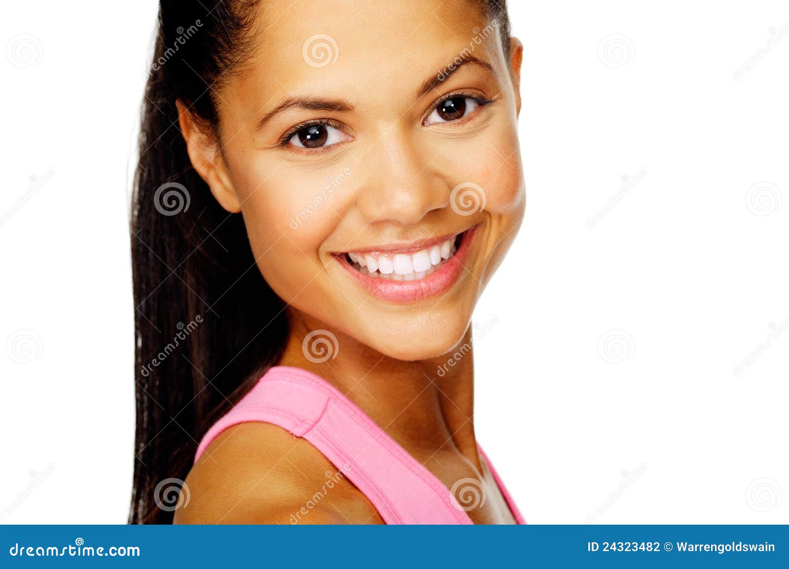 Pretty portrait headshot stock photo. Image of expression - 24323482