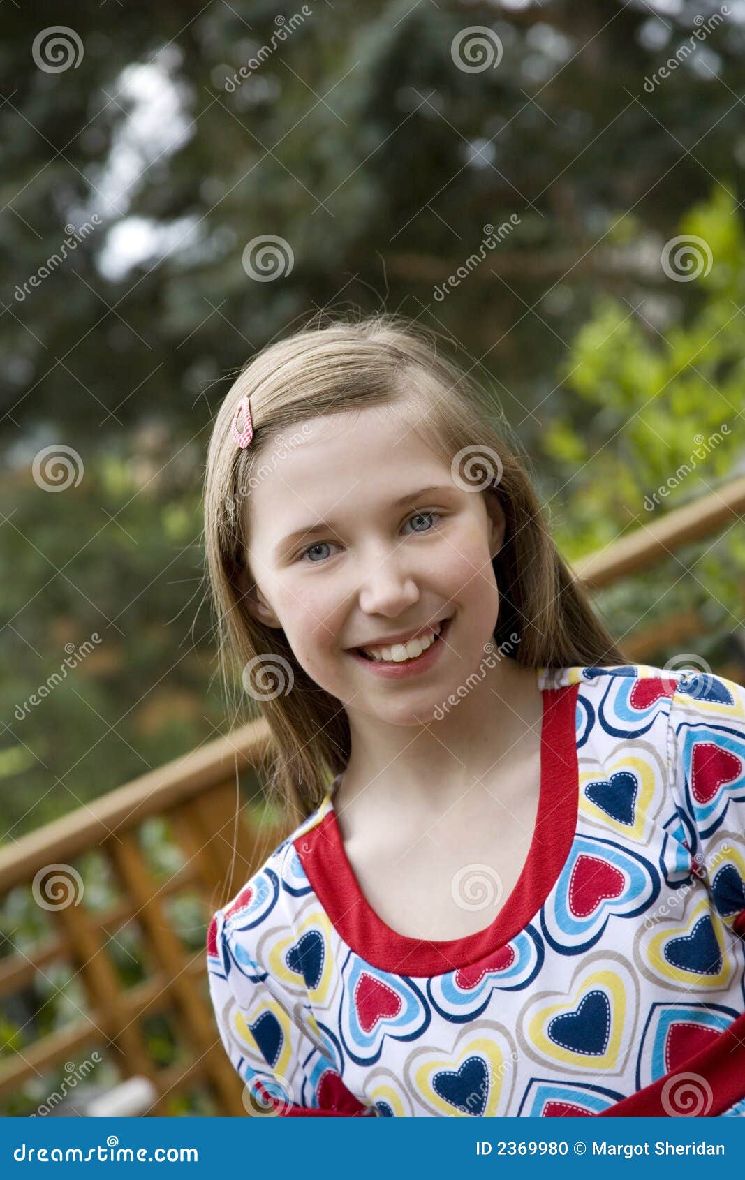 Pretty Preteen Girl stock photo. Image of green, angle - 2369980