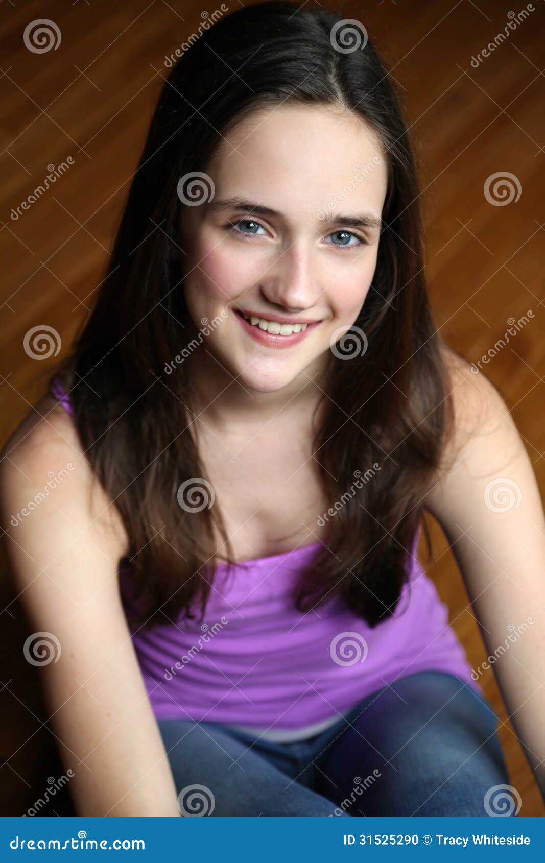 Collection Of Young Female Pre Models Preteen Girl Smiling Royalty