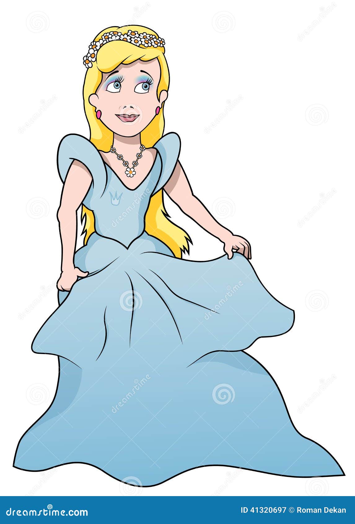 Pretty Princess stock vector. Illustration of clipart - 41320697