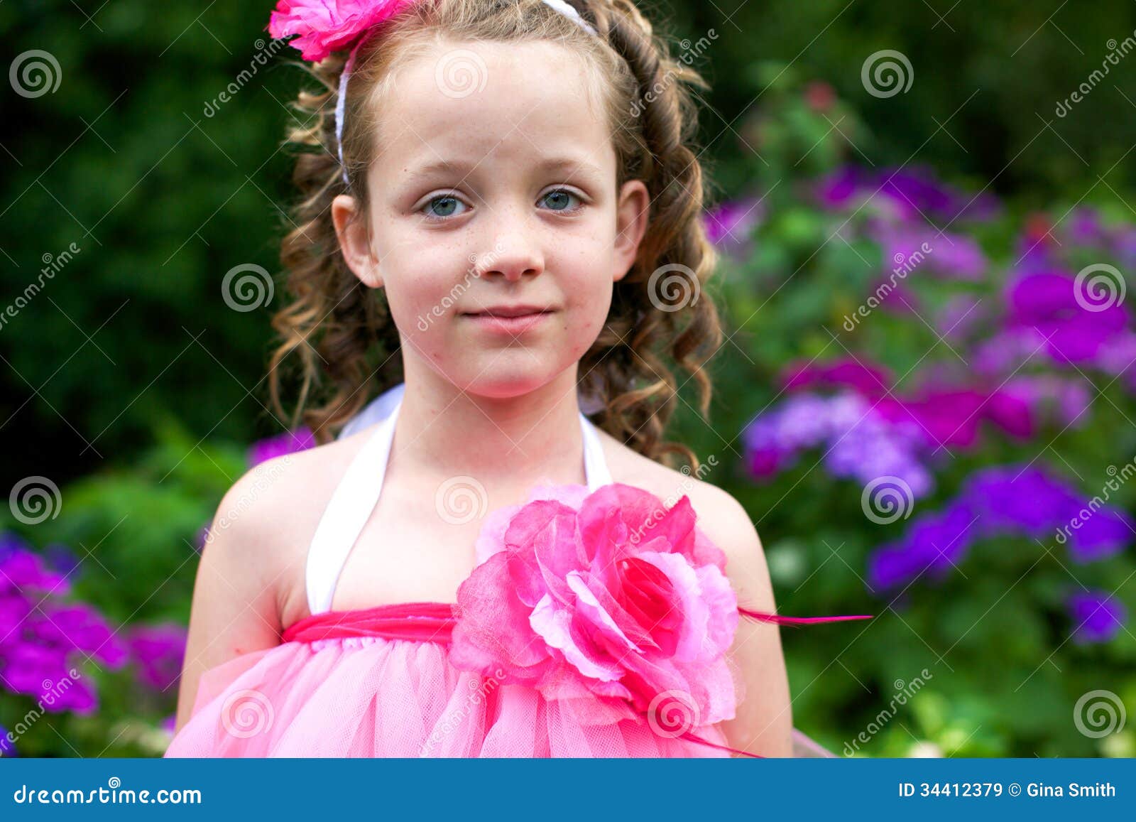 Pretty princess. stock image. Image of dressup, bridesmaid - 34412379