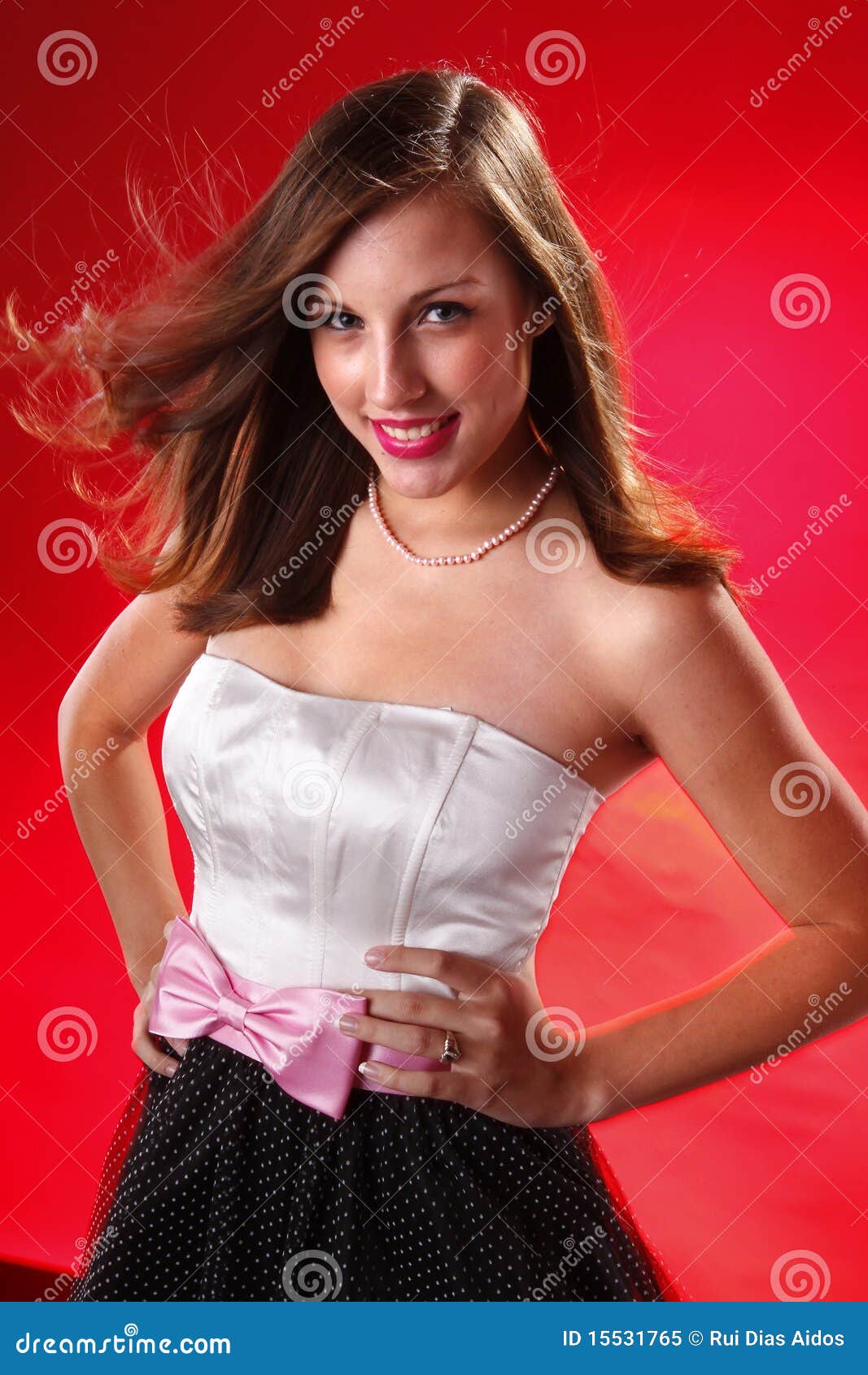 Pretty prom stock image. Image of feminine, cocktail - 15531765