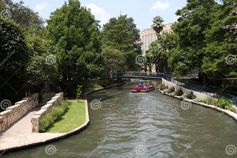 Pretty river walk stock photo. Image of bridge, travel - 25970356