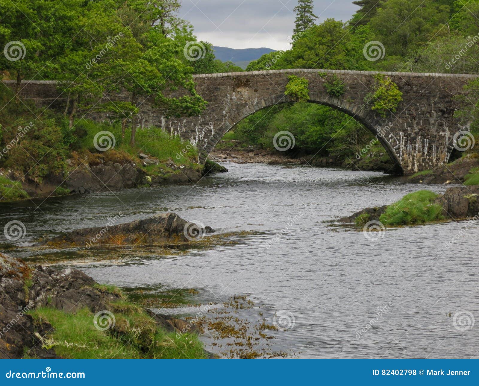 Pretty Scottish bridge stock photo. Image of flyfishing - 82402798