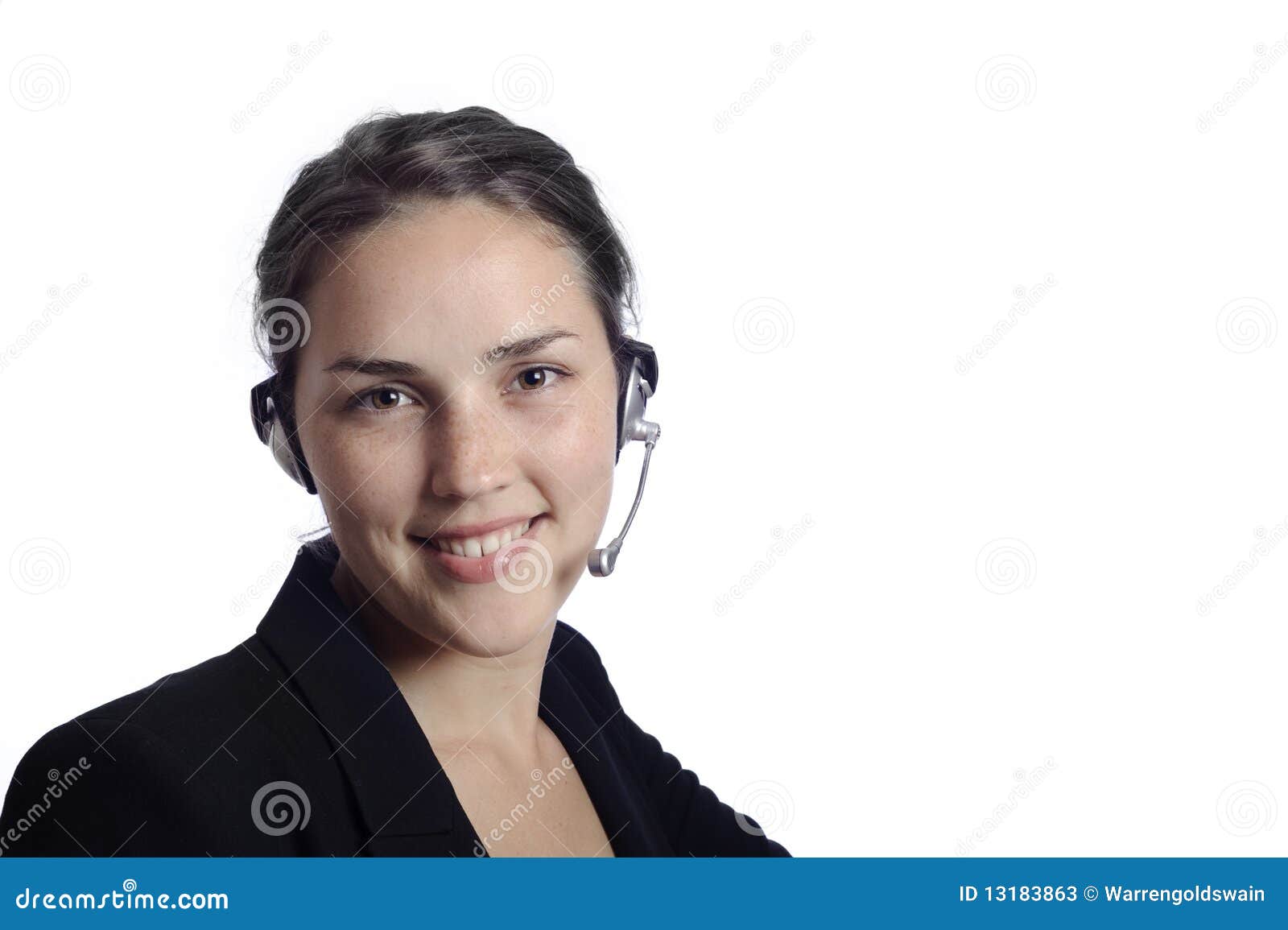 Pretty secretary stock image. Image of caucasian, businesswoman - 13183863
