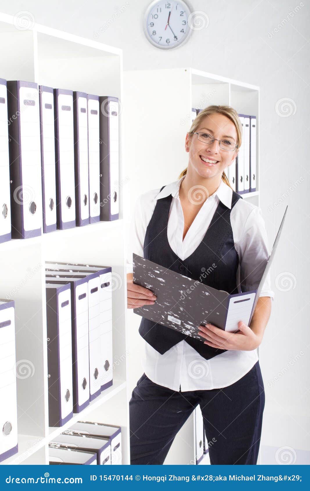 Pretty secretary stock photo. Image of fresh, healthy - 15470144