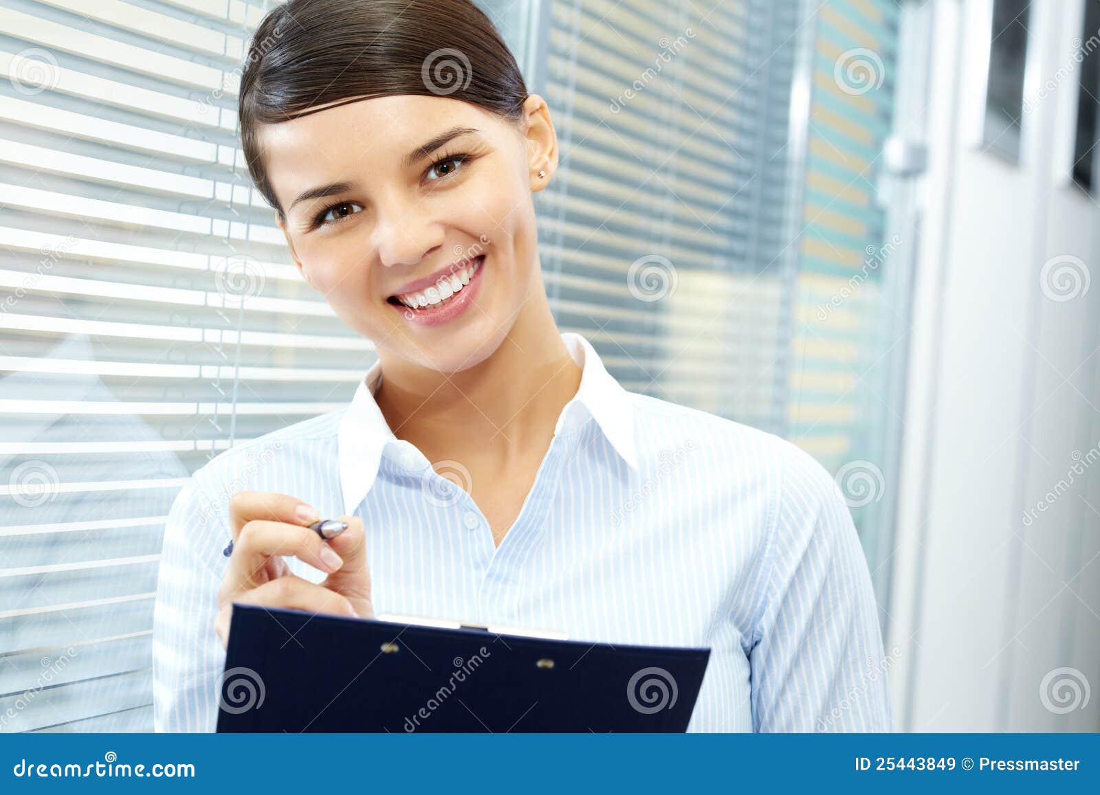 Pretty secretary stock image. Image of career, modern - 25443849