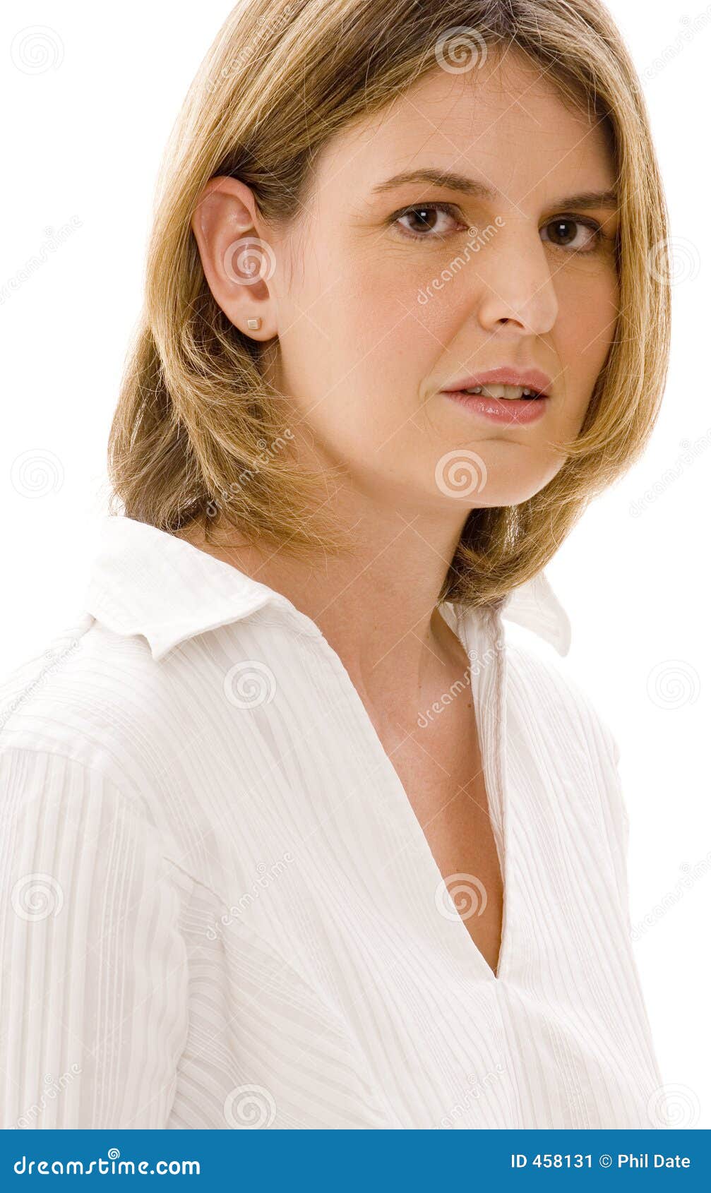 Pretty Serious stock image. Image of confidence, summer - 458131