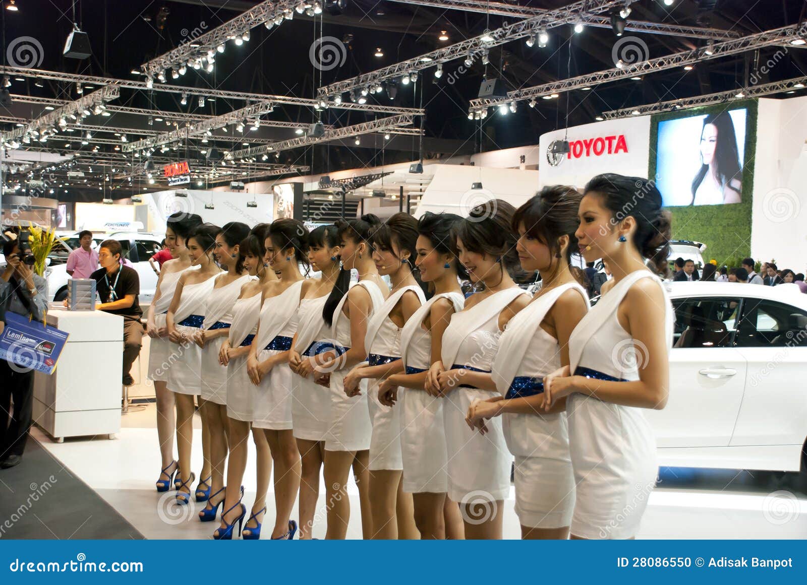 Pretty in Thailand Motor Show Editorial Image - Image of beauty ...