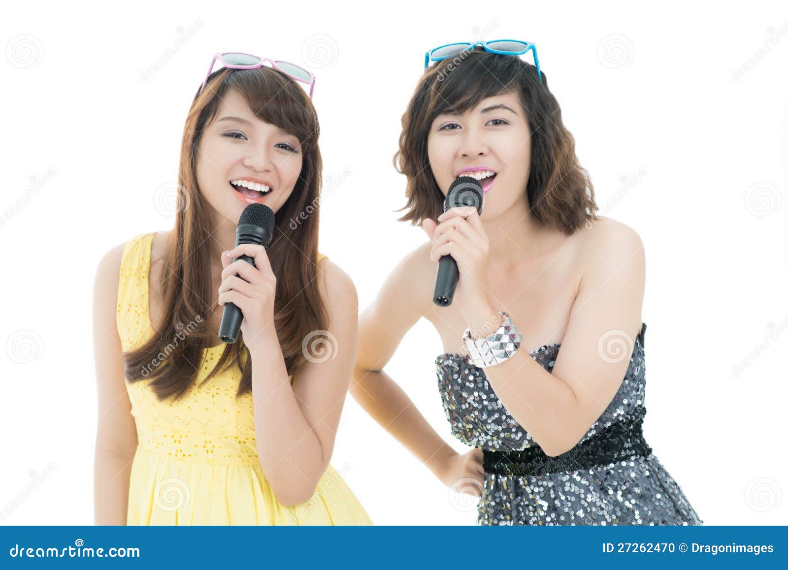 Pretty singers stock photo. Image of friends, nightclub - 27262470