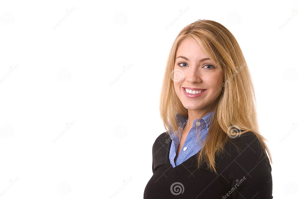 Pretty Smile stock image. Image of blue, coed, lifestyle - 621207