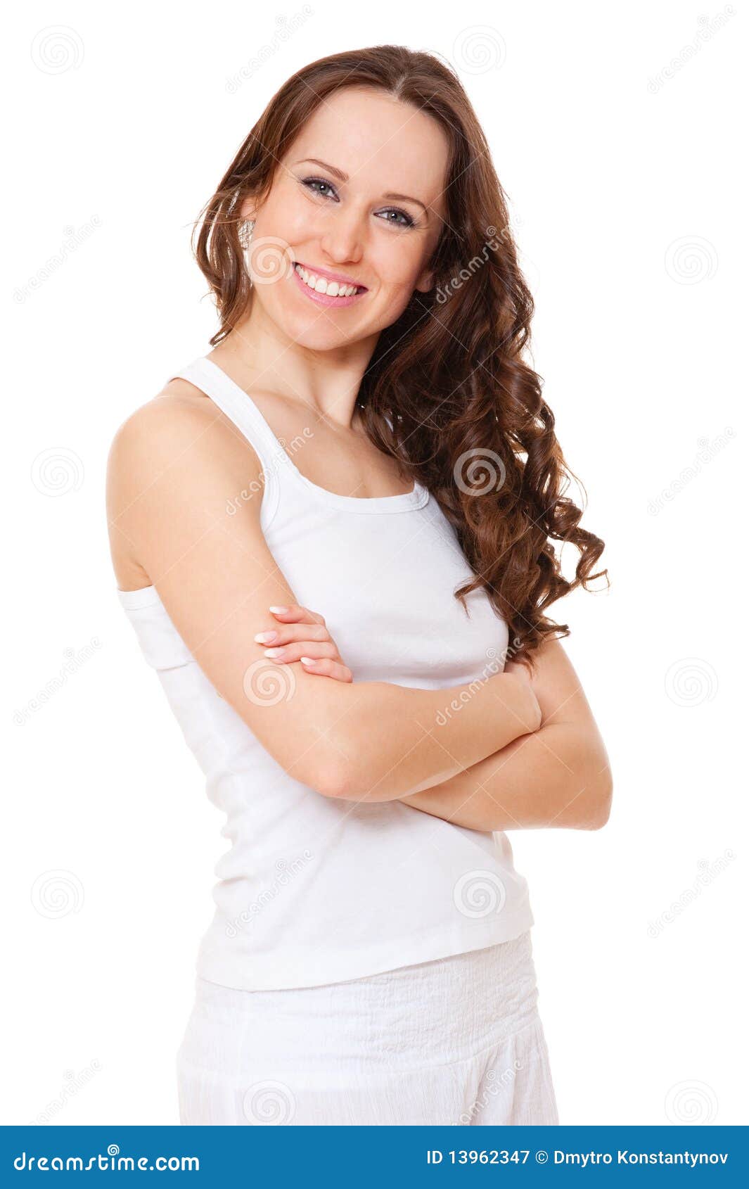 Pretty Smiley Model Stock Photography | CartoonDealer.com #21934196