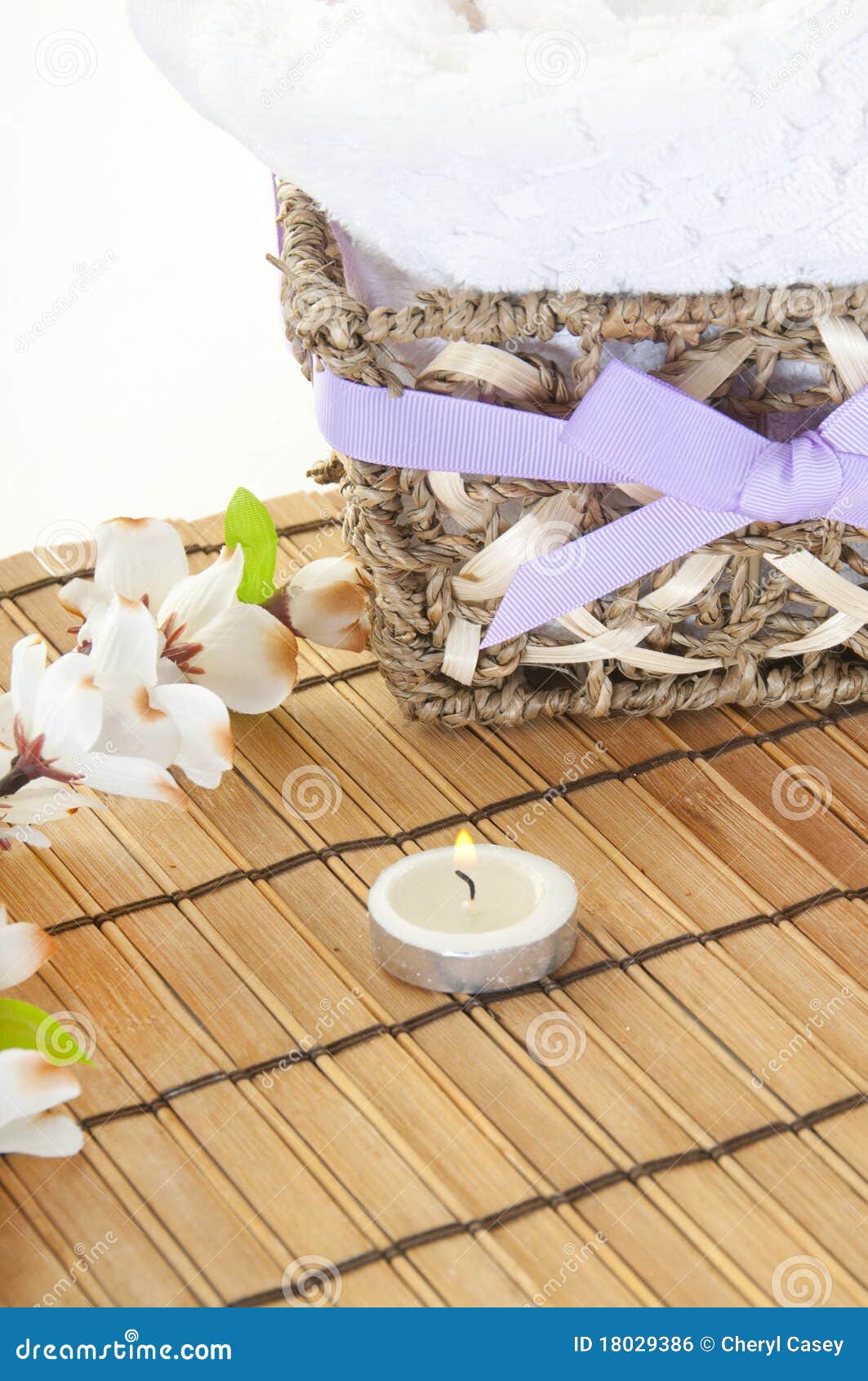 Pretty spa setting stock photo. Image of mood, relaxing - 18029386