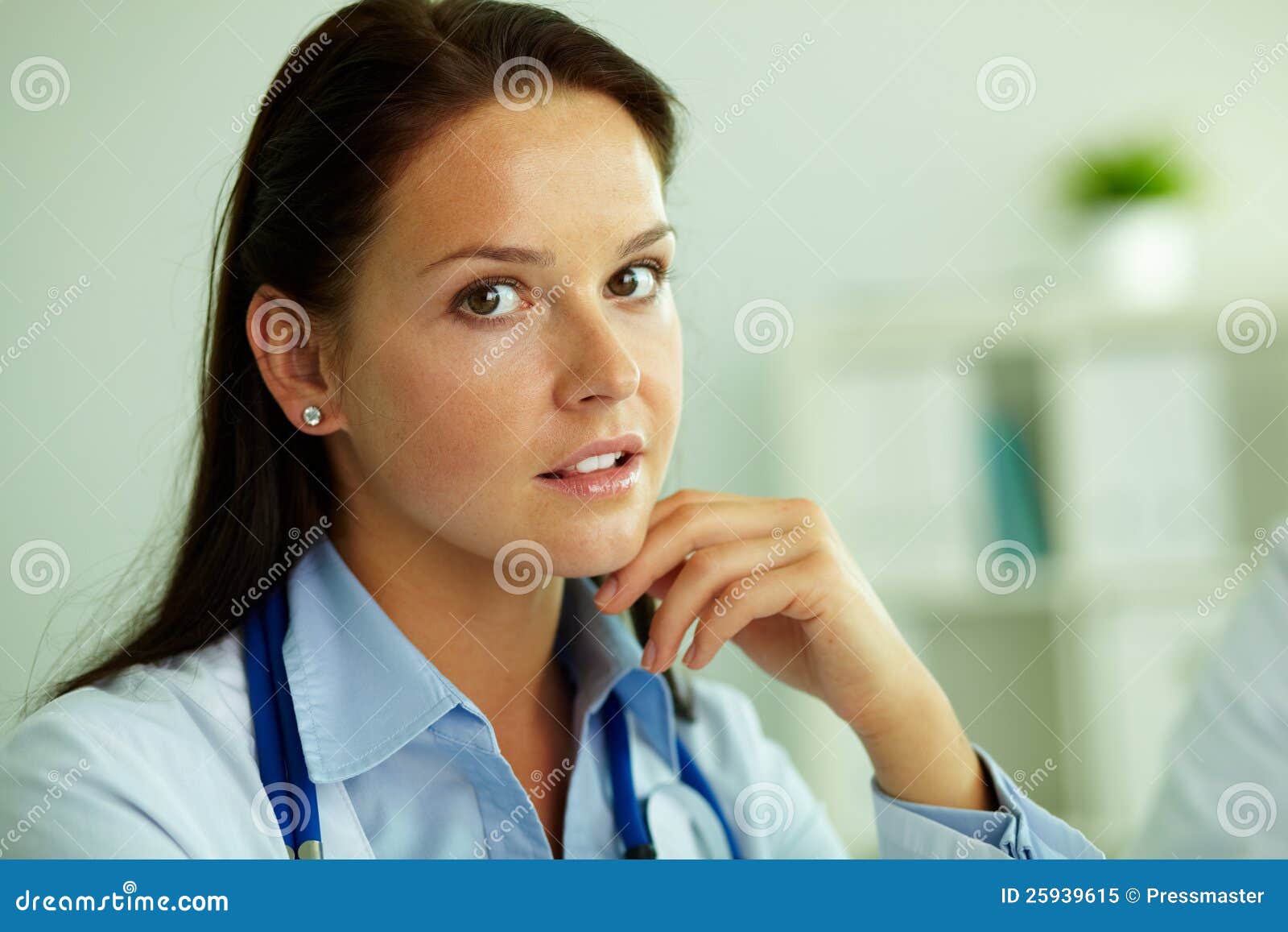 Pretty specialist stock image. Image of caucasian, physician - 25939615