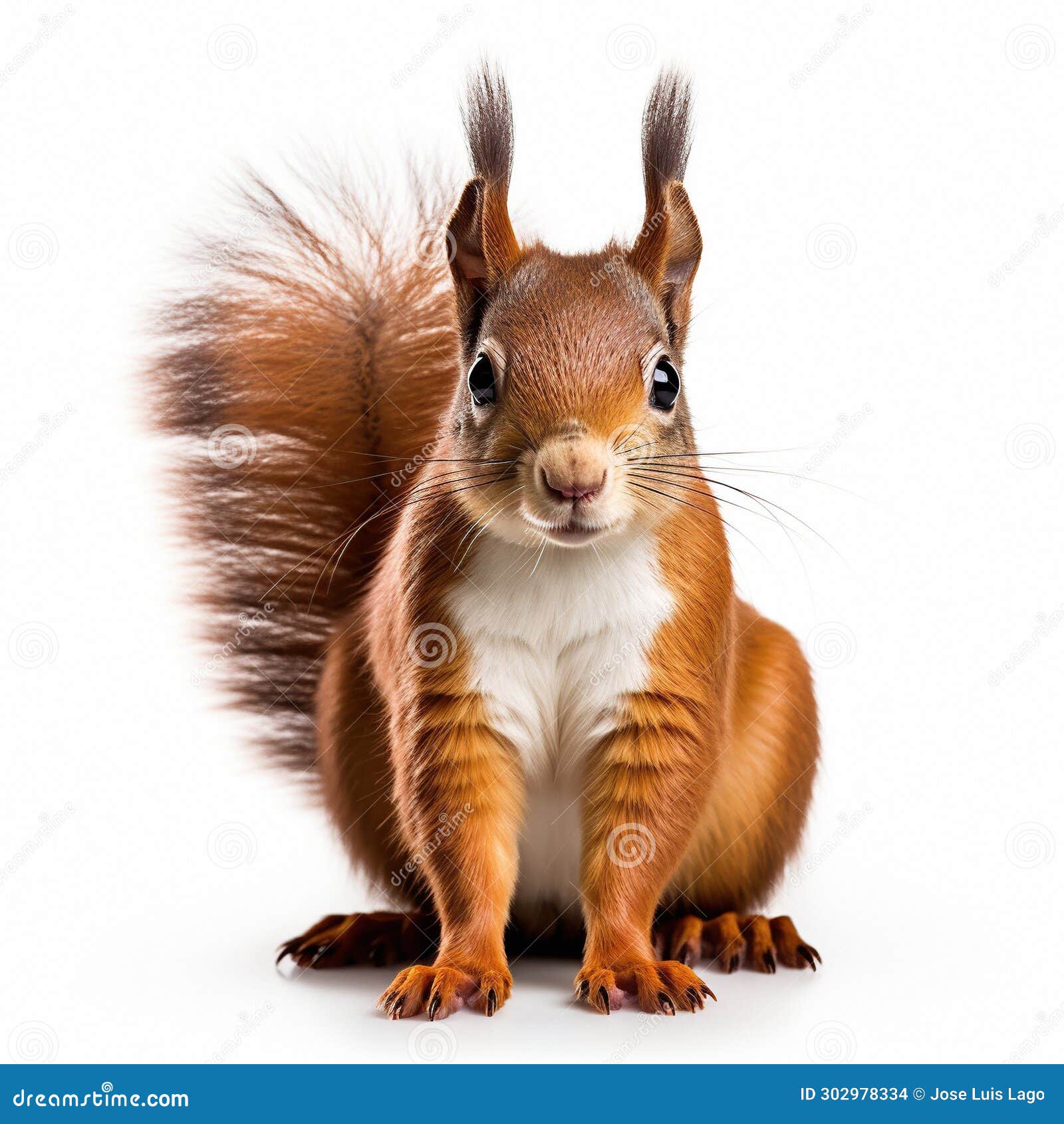 Pretty Squirrel. Cartoon Vector | CartoonDealer.com #3939323