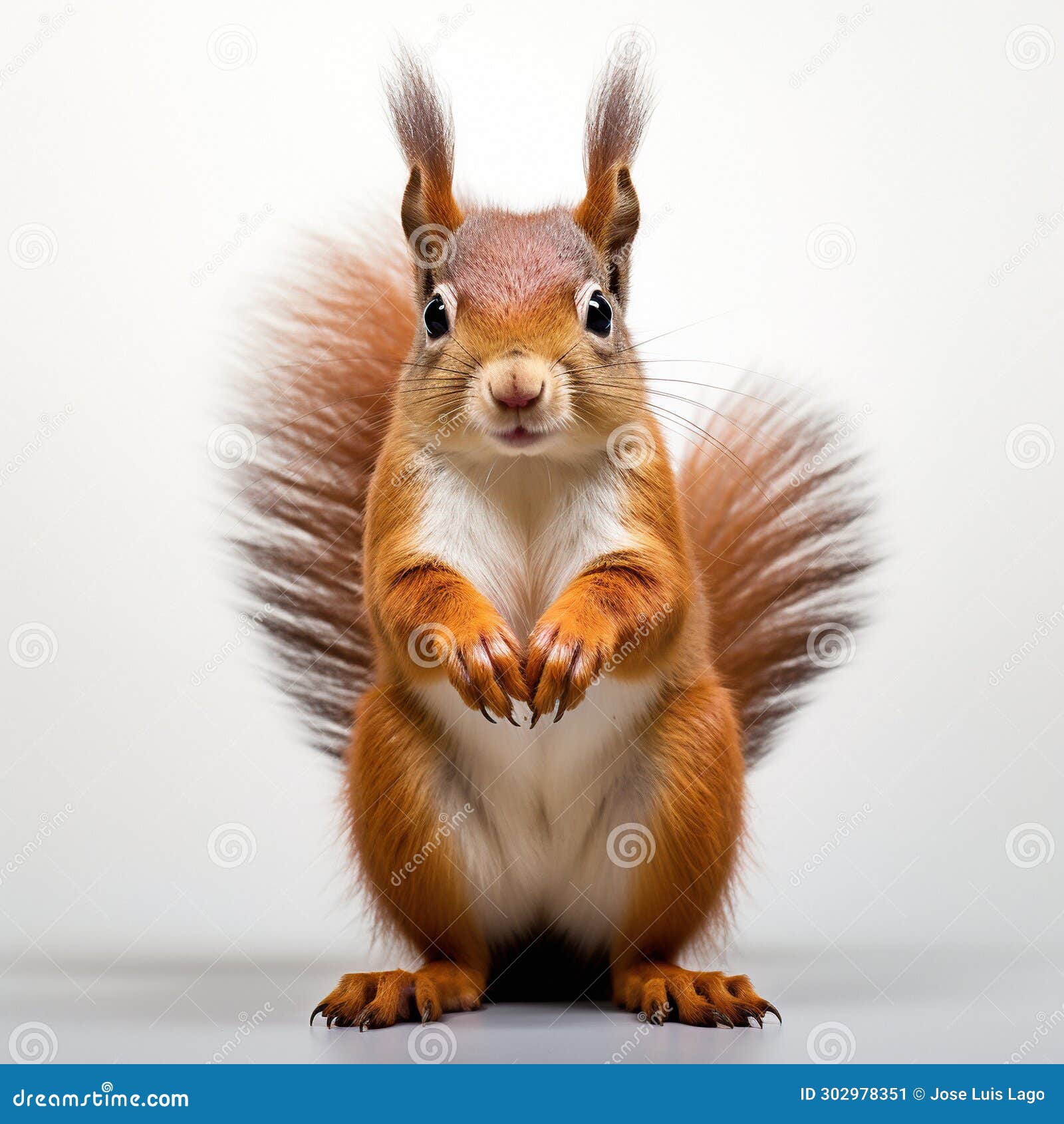 Pretty Squirrel. Cartoon Vector | CartoonDealer.com #3939323