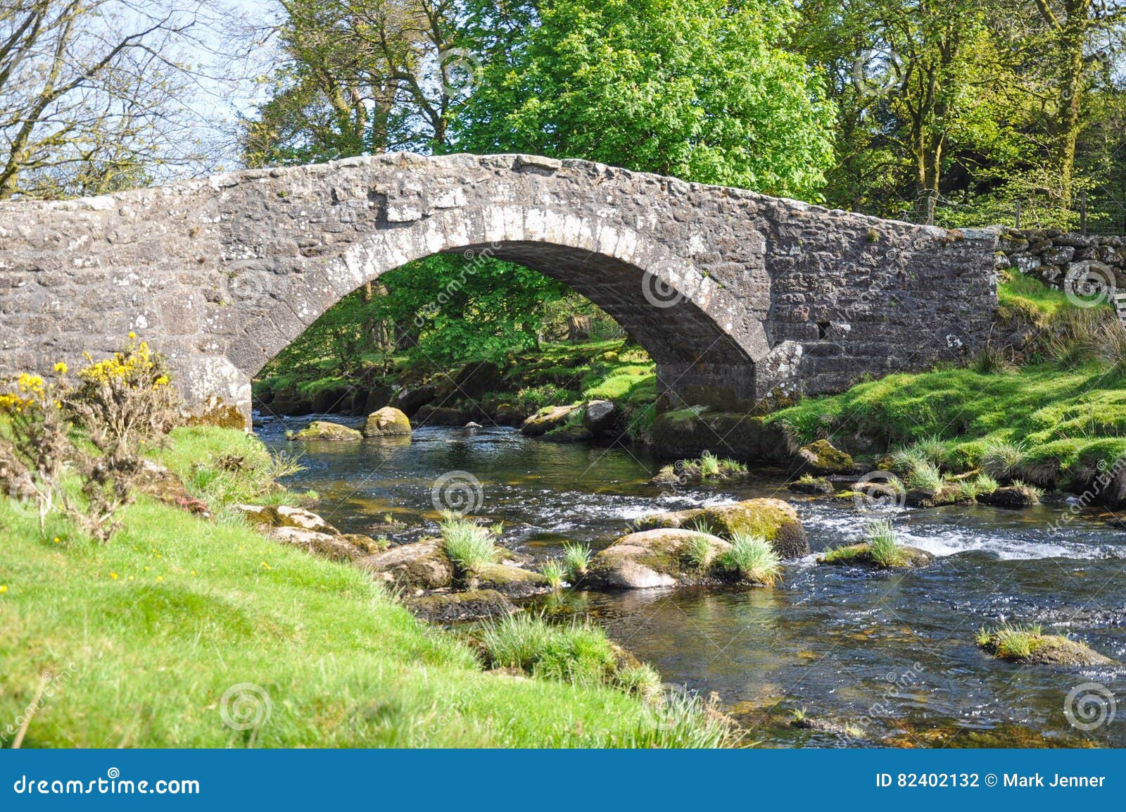 Pretty stone bridge stock photo. Image of stone, flyfishing - 82402132