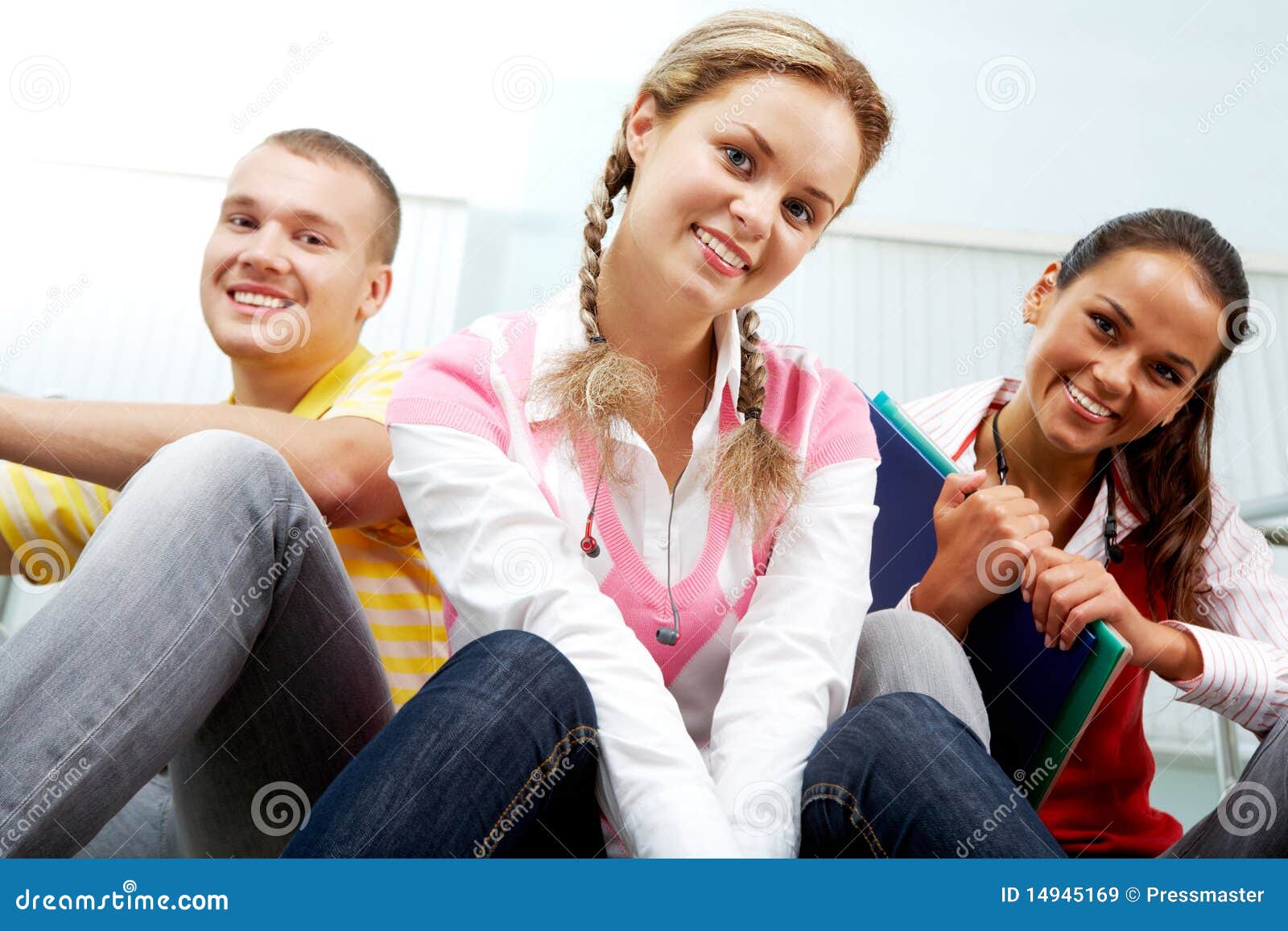 Pretty student stock image. Image of caucasian, attractive - 14945169
