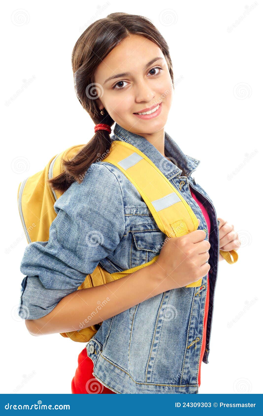 Pretty student stock image. Image of highschool, cheerful - 24309303