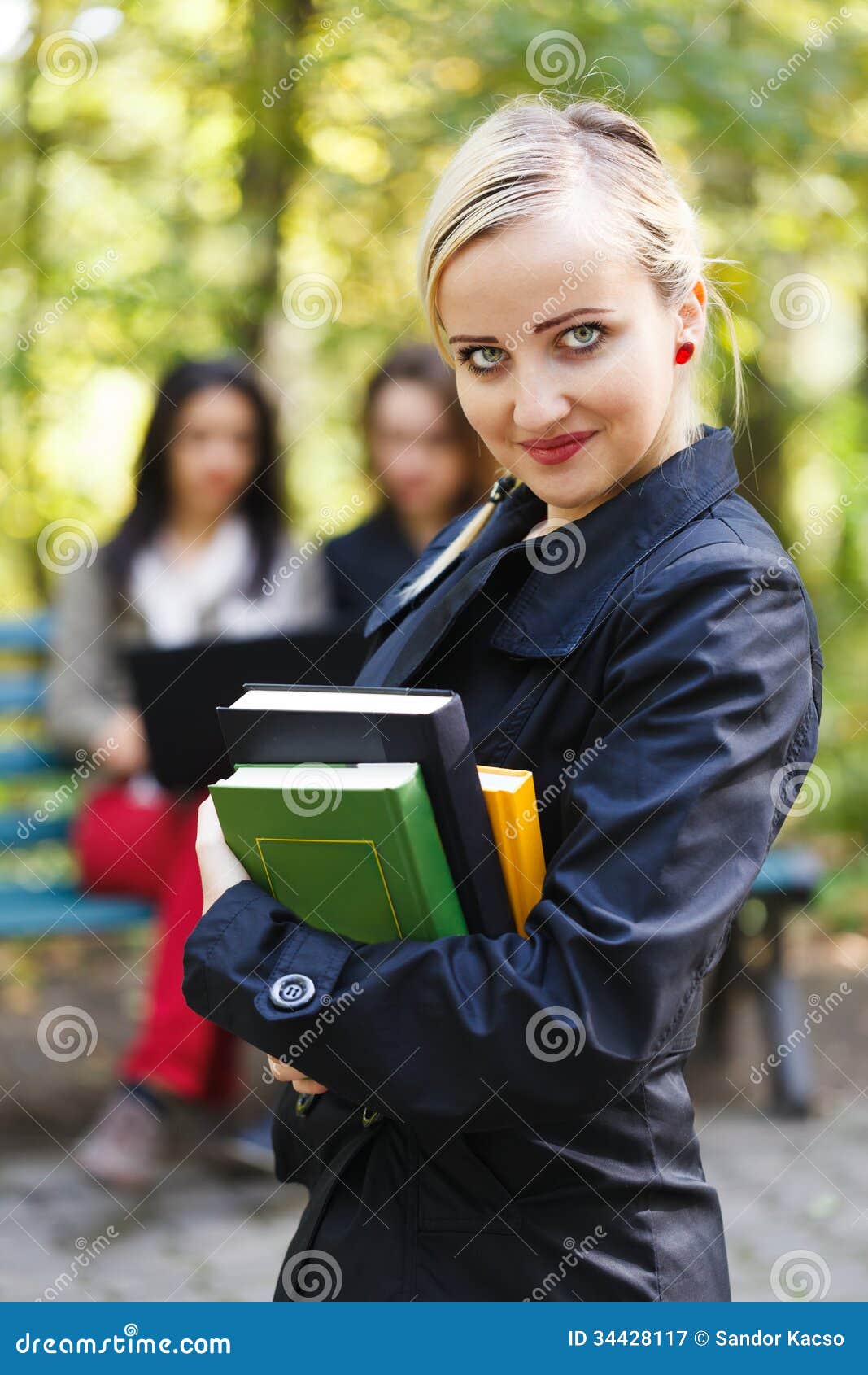 Pretty Student stock image. Image of ladies, friends - 34428117