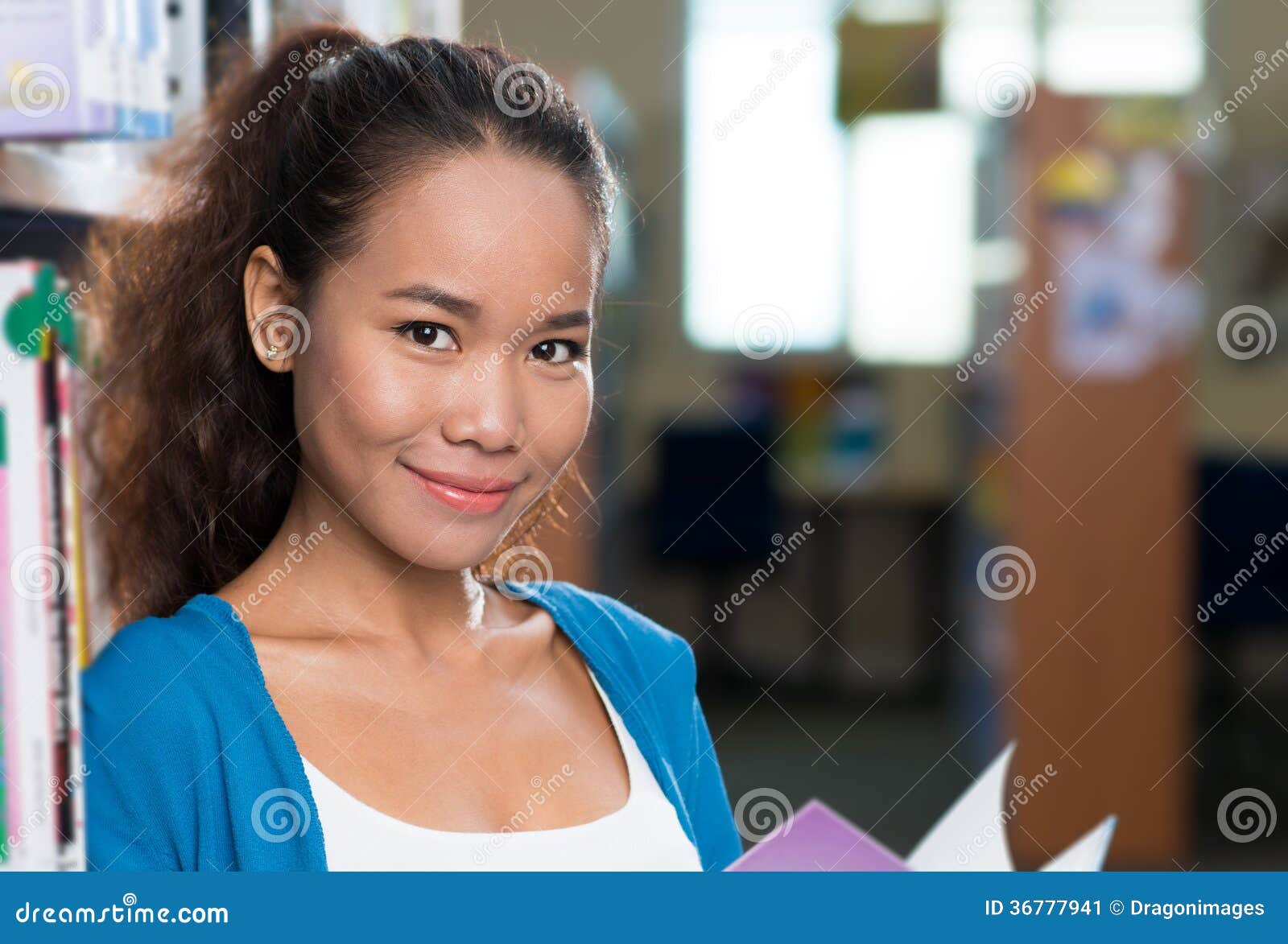 Pretty student stock image. Image of lovely, looking - 36777941