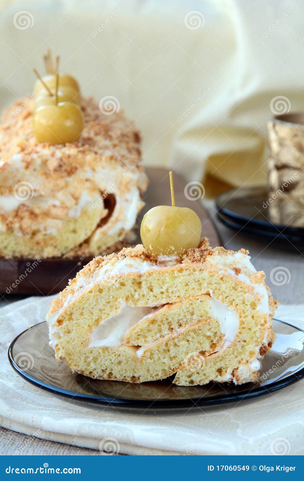 Pretty tasty piece of cake stock image. Image of slice - 17060549