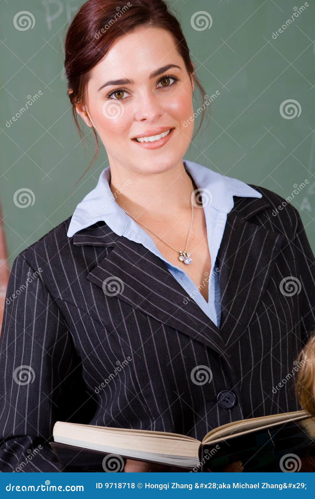 Pretty teacher stock photo. Image of beautiful, businesswoman - 9718718