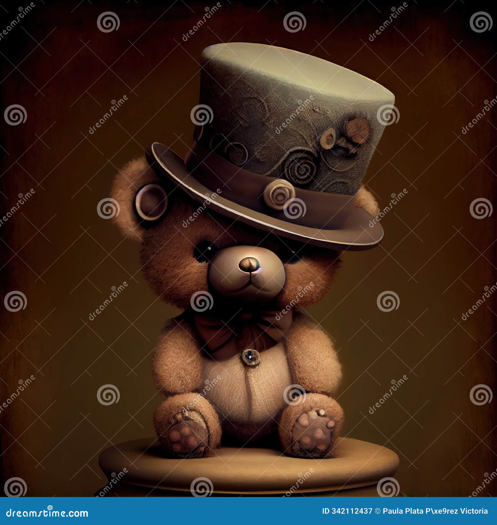 Pretty Teddy Bear Withe with Sitting with Elegant White Filigree Heart ...