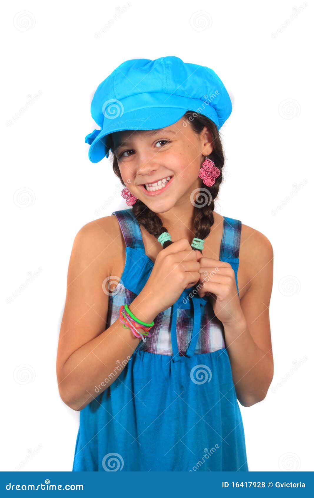 Pretty ten year old girl stock photo. Image of long, adolescent - 16417928
