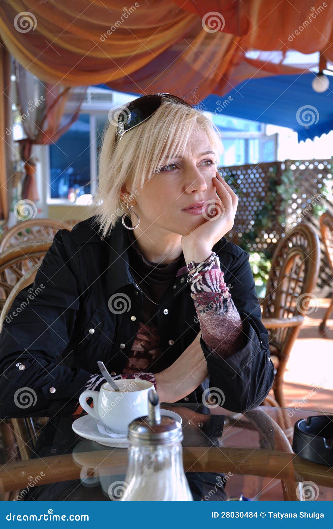 Pretty Thirty-year-old Woman Stock Photo - Image of outdoors, girls ...