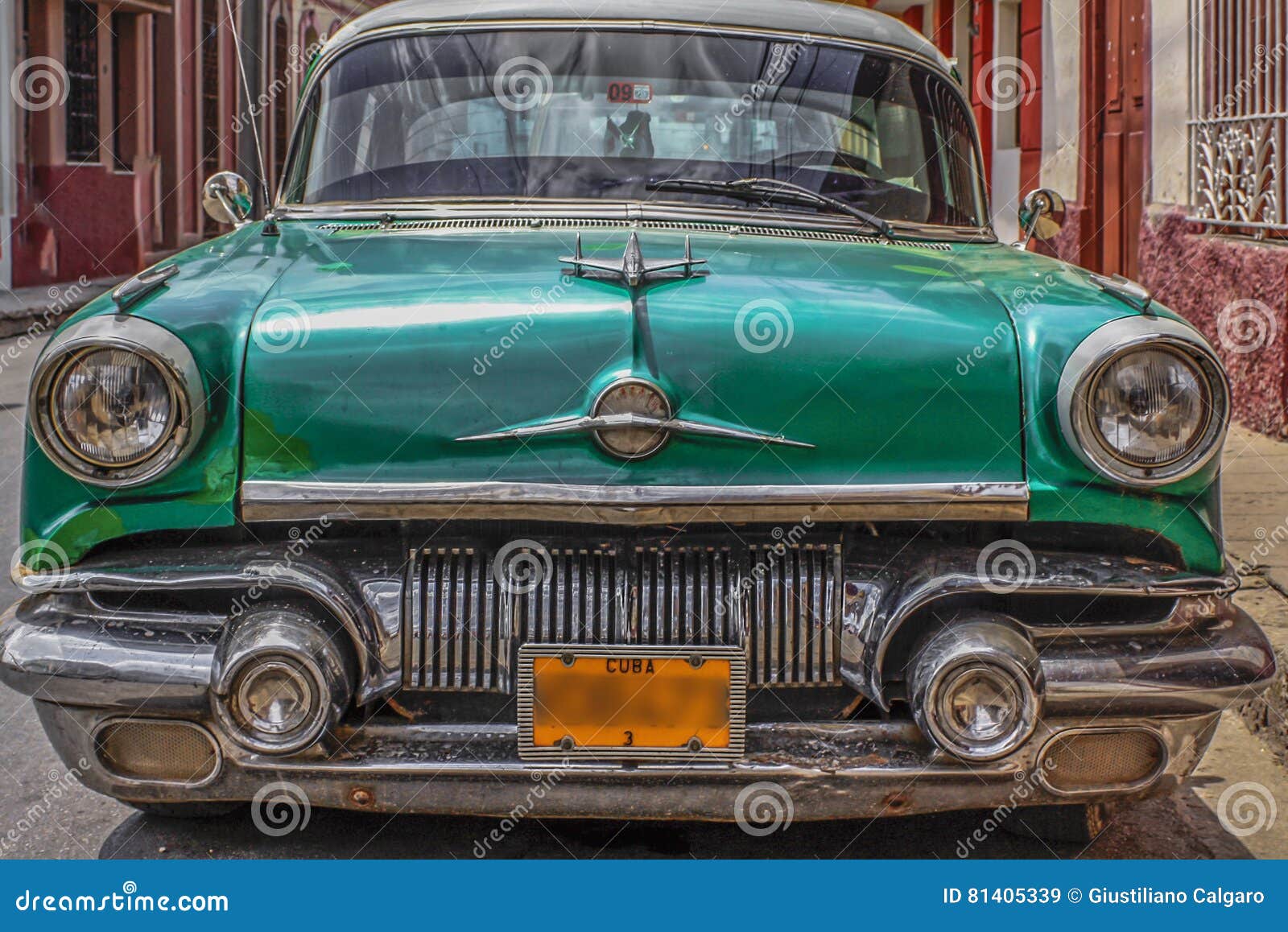Pretty Typical Car Cuba Immaculately Maintained Editorial Stock Image ...
