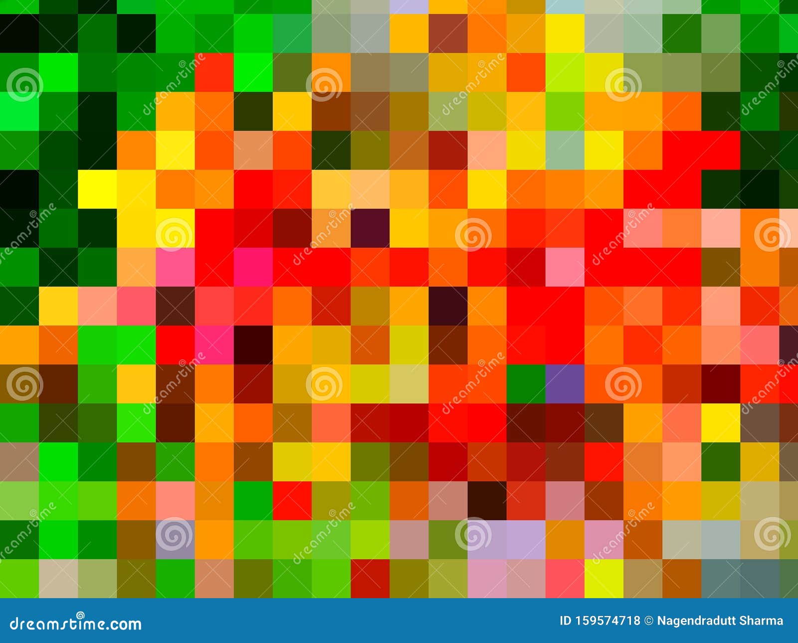 A Pretty and Unique Colourful Geometric Pattern of Rectangles and ...